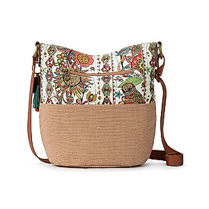 Sakroots Artist Circle Soft Bucket, Natural Spirit Desert