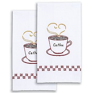 Coffee Time Decorative Hand Towels