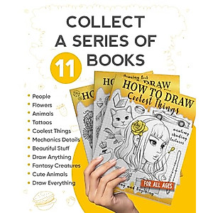 Drawing Book How to Draw Coolest Things Anatomy Shading Textures: This Drawing Guide Easy Way to Learn How to Draw. Basic and Beyond