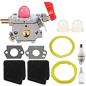 Fuel Li 545081857 Carburetor for Poulan Pro BVM200FE GBV345 Craftsman 358794700 358794770 358794780 358794765 358794774 358794773 25cc Gas Blower ZAMA C1U-W43 Carb with 545146501 Air Filter