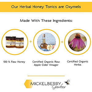 Pollen Honey Tonic - Herbal Supplement - Natural Respiratory Support (8 ounces)