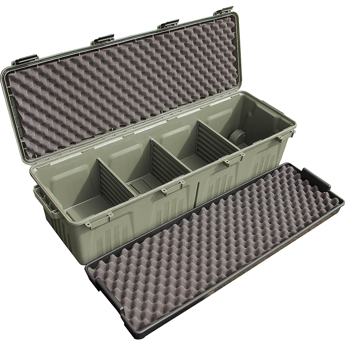 MTM TRC39 - Tactical Rifle Crate, Water-Resistant o-Ring Sealed, Four Strong snap latches, USA Made, Army Green