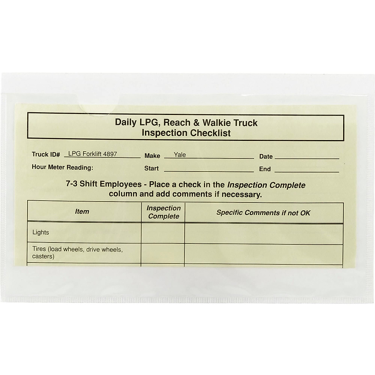 Smead Self-Adhesive Poly Pocket, Document Size, Clear, 100 per Box (68185)