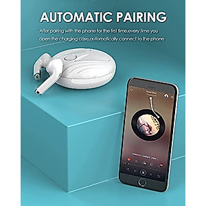 Wireless Gaming Earbuds Bluetooth Headphones with Microphone Waterproof Ultra Low-Latency in-Ear Earphones Cordless Wireless Ear Buds for Gaming Laptop TV Smart Phone PC Sport Black Fallen Angels