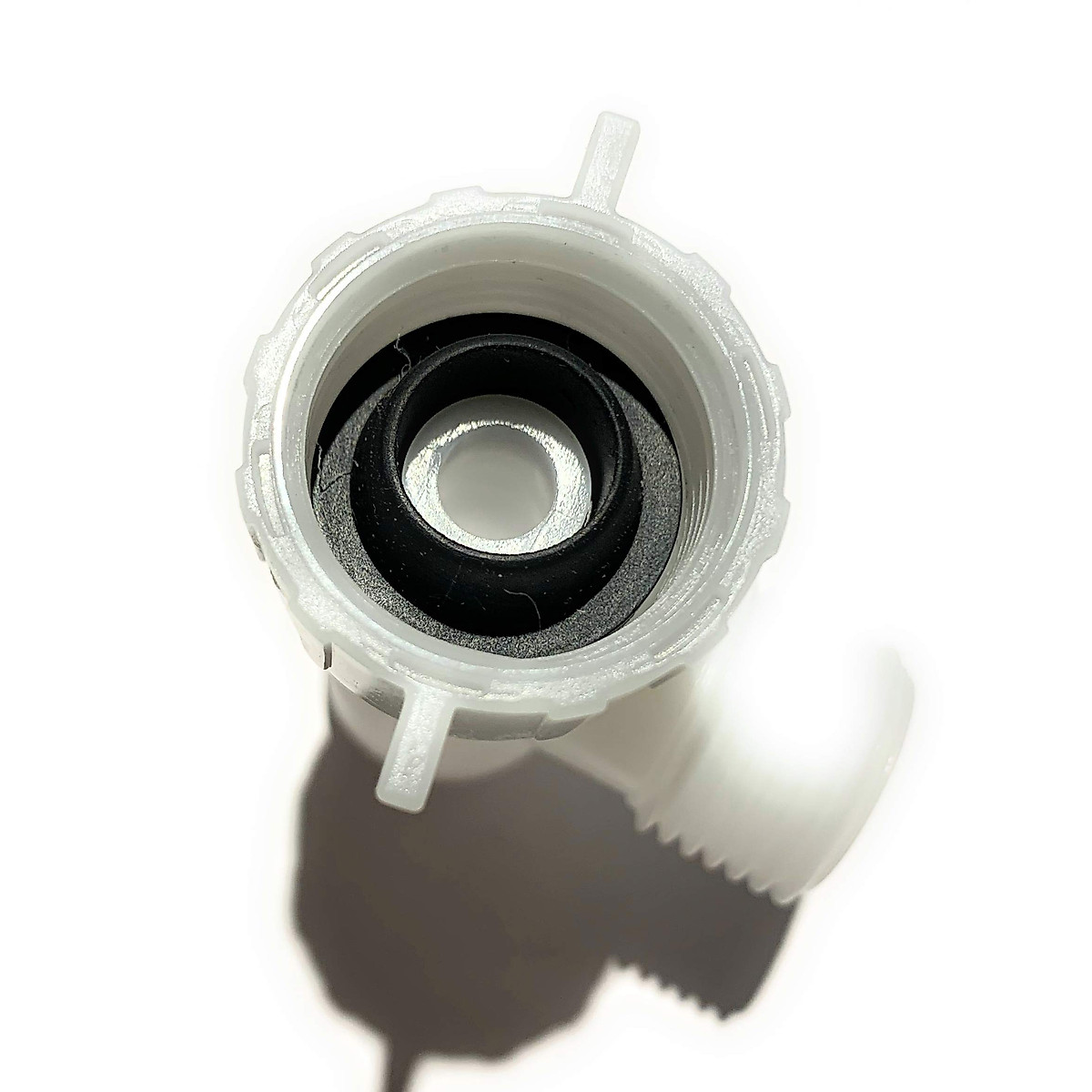 Plastic 7/8"(15/16") x 7/8"(15/16") x 1/2" T adapter connector for Bidet, toilet with Rubber Washer US Specification