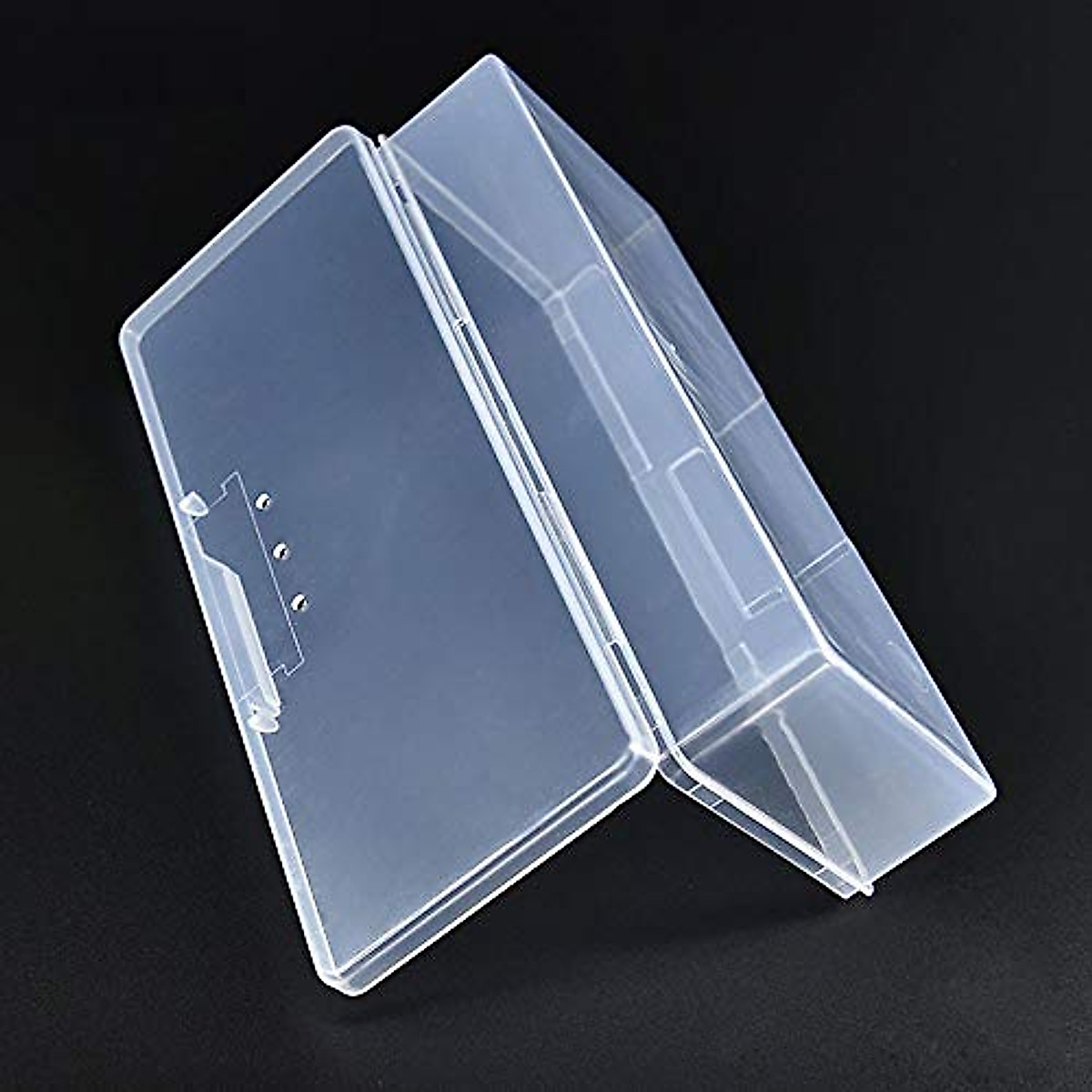 Airgoesin 3 Makeup Cosmetic Travel Organizer Storage Container Case Pencil Box for Stationery Brushes Pills Supplements Portable 7.3 in x 2.8 in x 1.4 in