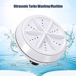 ODOORACT Ultrasonic Turbine Washing Machine - Portable Mini Ultrasonic Turbine Washing Machine with USB powered, Suitable for Apartment, Dormitory, RV, Shoes Washer (2 in 1)