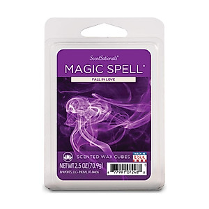 Scentsationals Wax Melts, Wax Cubes Strong Scent - Magic Spell - Long Lasting Scented Wax Melts for Warmer, 2.5 oz (6 Cubes)