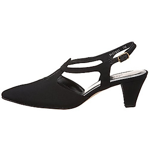 Ros Hommerson Women's Prize Pump,Black Micro/Leather Outsole,9.5 N US