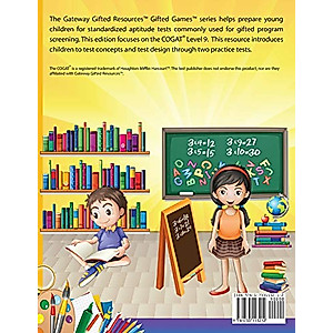 COGAT Test Prep Grade 3 Level 9: Gifted and Talented Test Preparation Book - Practice Test/Workbook for Children in Third Grade