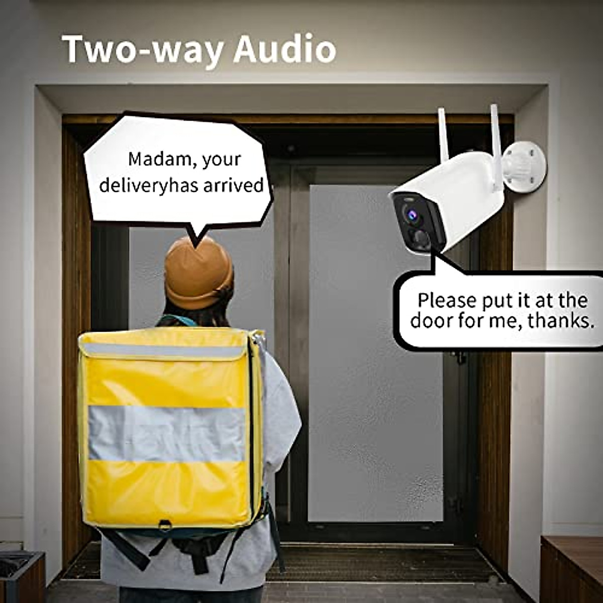 Armorcope Wireless Outdoor Security Camera,2K/4MP HD with Spotlight,Rechargeable Battery Camera 9000mAh,WiFi Camera for Outside, Color Night Vision, 2-Way Audio, PIR Motion Detect, IP65 Waterproof