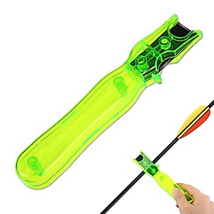 Archerest Fletch Remover, Arrow Stripper Vane, Stripping Removal Tool for Hunting Carbon Fiberglass Aluminum Feather Arrows (Green)