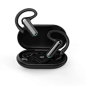 RISTARWH Wireless Earbuds,Bluetooth 5.2 Headphones Sport Wireless HiFi Stereo Earphones Non-in-Ear Noise Cancelling Headset for Business/Driving/Office