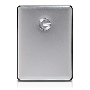 G-Technology 1TB G-DRIVE Mobile USB-C (USB 3.1) Portable External Hard Drive, Space Gray - 0G10265
