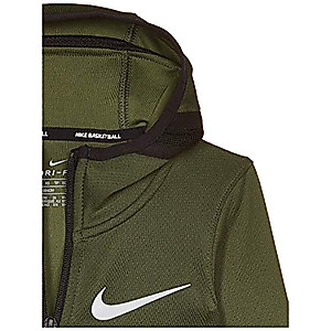 Nike Little Boys Dri-FIT Therma Full Zip Logo Hoodie (O(86E450-X34)/B, 7 Years)