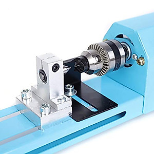 DENESTUS Mini Wood Lathes Multi Metal Mini Lathe CNC Polisher Wood Model Making Drilling Milling Machine Tool 150W for DIY Grinding Drill Art Woodworking