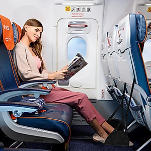 Pantry Pro Traveler's Bliss, Portable Adjustable Airplane Footstool with Hammock Design for Ultimate Comfort and Preventing Swelling and Soreness - Perfect for Home, Office, and Travel