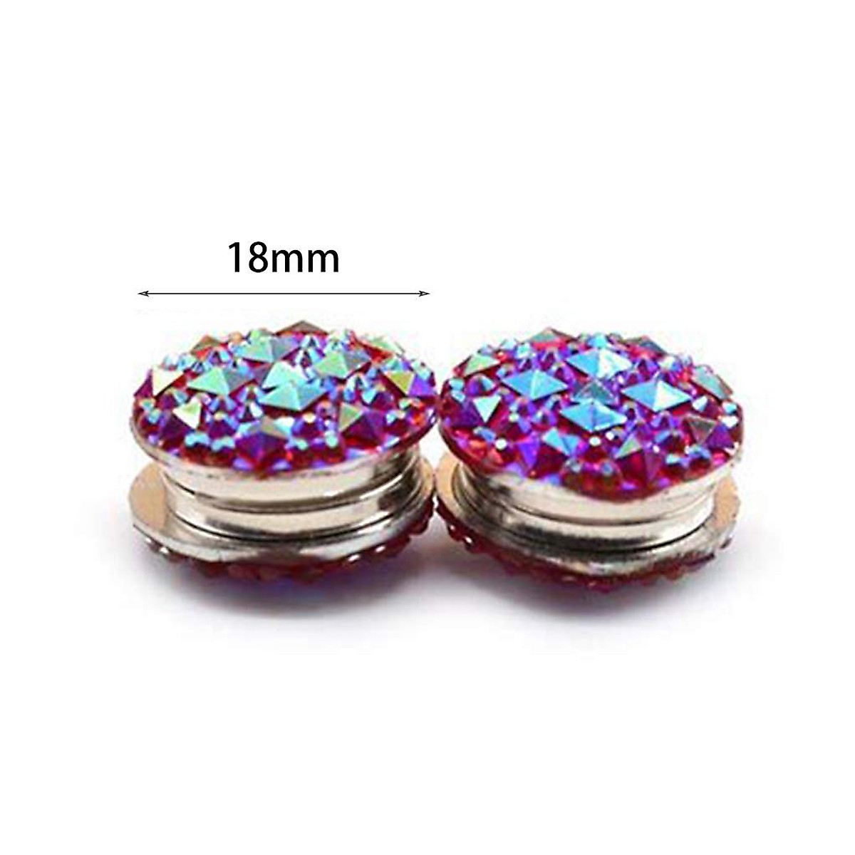 MOMOJIA 12 Pcs/Set Exotic Muslim Lady Women Strong Magnet Scarf Buckle Collar Clip Multifunction Brooch Head Accessories Jewelry