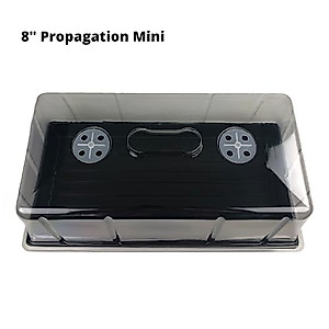 AGROVISTA High Standard Dome - Propagation, 2", 7", 8", 12", 10''x20', Clear Plastic Tall Domes, Perfect Environment for Your Cuttings and Seedlings (2'' - 10''x20''x2'')