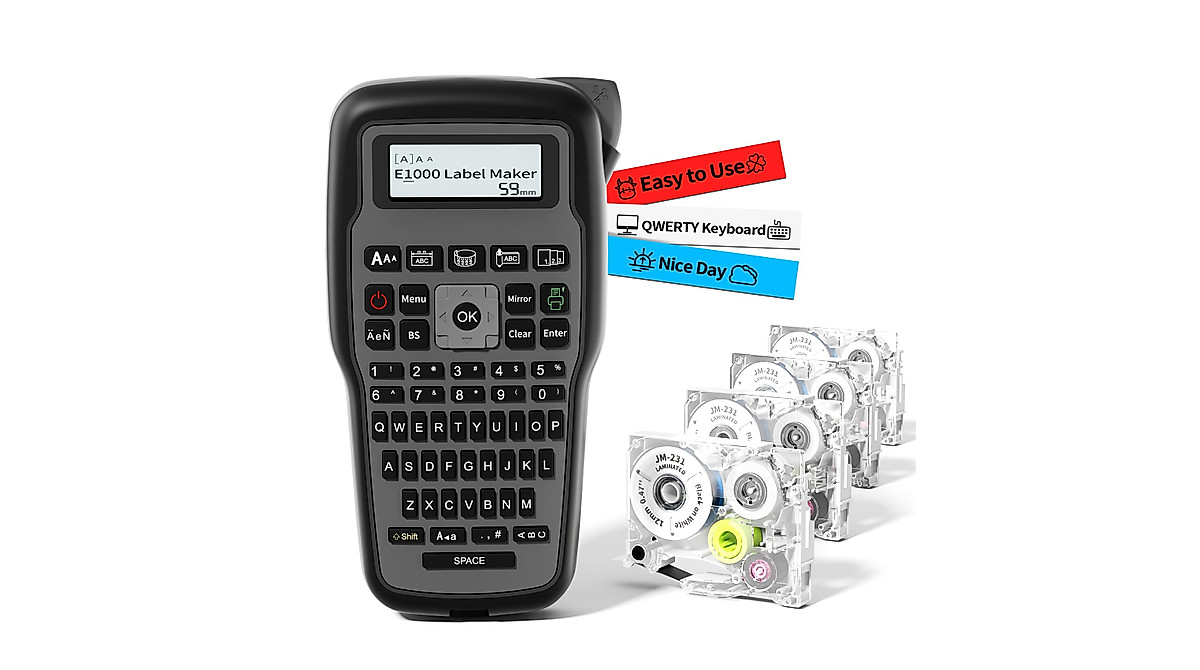 E1000 Pro Handheld Label Maker - Efficient & Portable