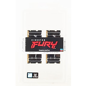 Kingston FURY Impact 32GB 4800MT/s DDR5 CL38 SODIMM XMP Ready (Kit of 2) KF548S38IBK2-32