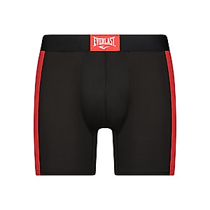 Everlast Mens Boxer Briefs Breathable Underwear for Men - 6 Pack Active Performance Mens Underwear (Medium)