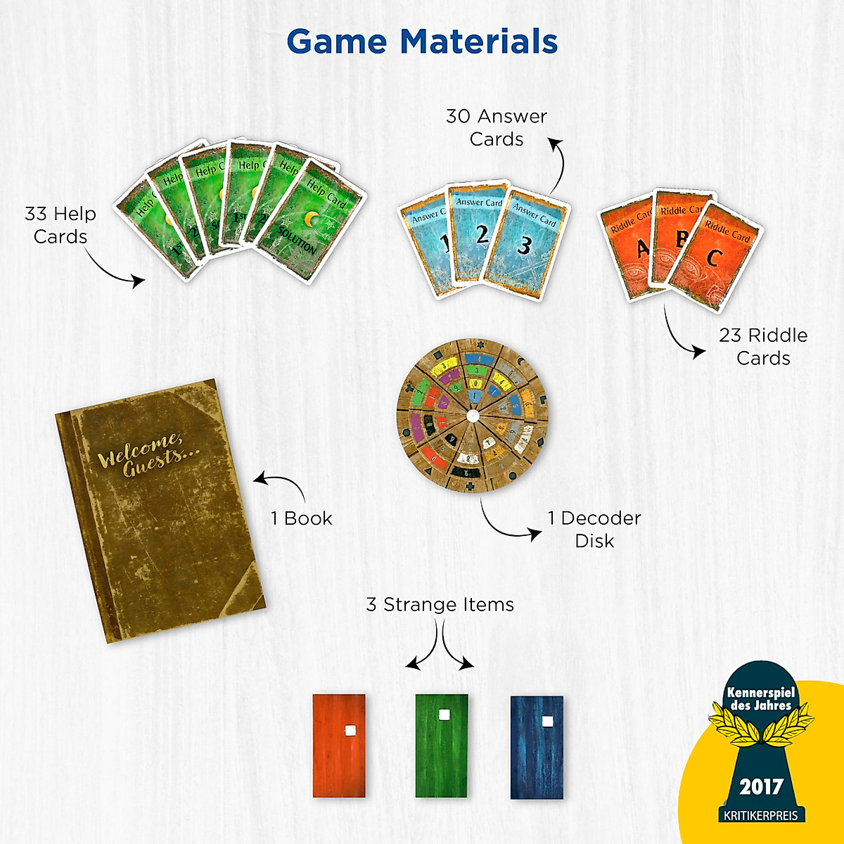 Exit: The Abandoned Cabin - Kennerspiel Des Jahres Winner, Card-Based Family Escape Room Game for 1-4 Players, Ages 12+