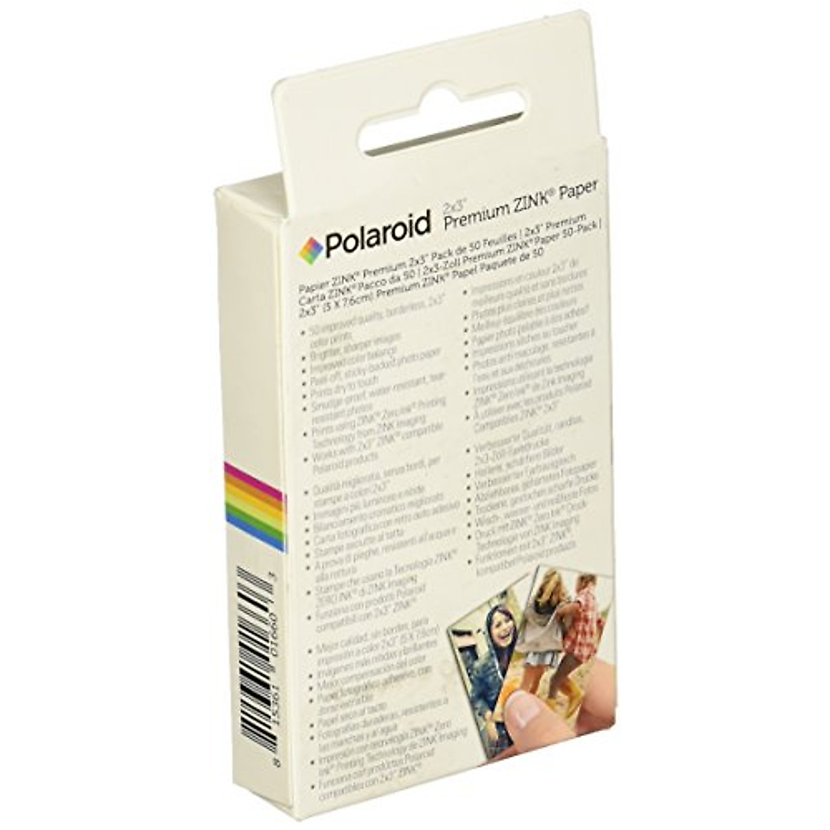 Polaroid 2x3ʺ Premium Zink Photo Paper (50 Pack) Compatible with Polaroid Mint Camera, Snap/Snap Touch Instant Print Cameras & Polaroid Mint and Zip Photo Printers
