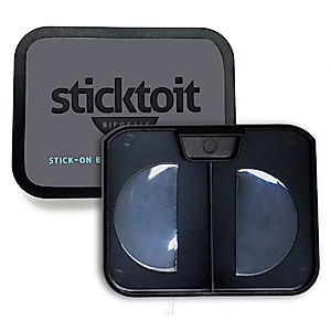 Phillips Safety Products, Inc. StickToIt Stick On Bifocal Lenses, Converts Any Sunglasses or Glasses into Bifocals, Reusable, Adhesive, 2.50 Diopter