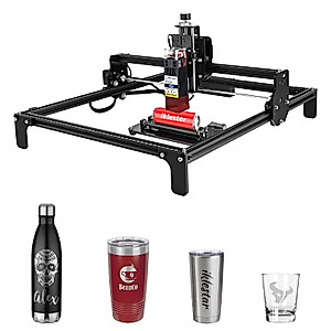 4240 Laser Engraving Machine with Rotary, Iklestar 20W Laser Cutter and Engraver Machine for Metal and Wood, 5000mW Optical Power