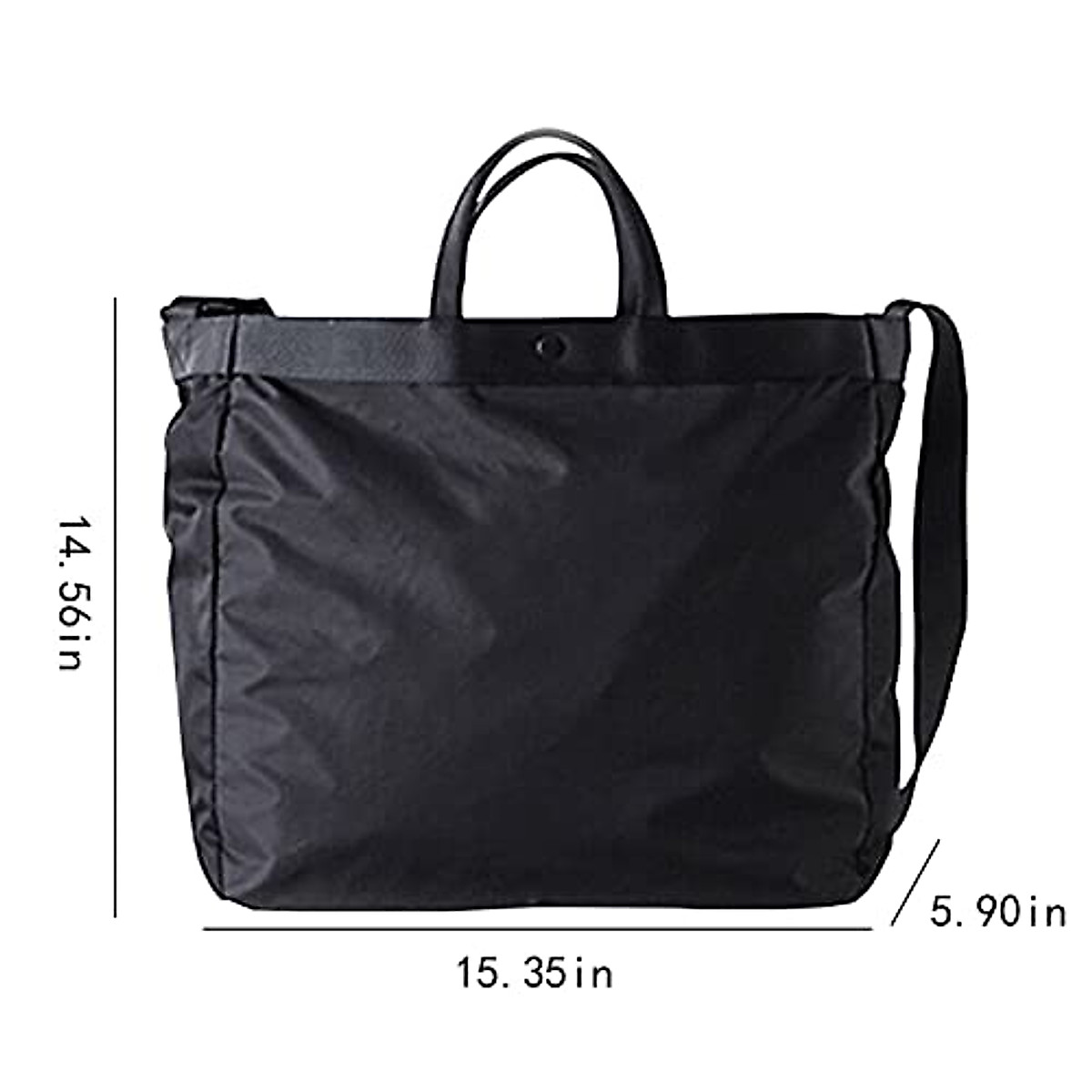 Charella #a3D2yM Handbag - Nylon Lightweight Portable Shoulder Bag Tote Bag for Work School Gym Beach Travel