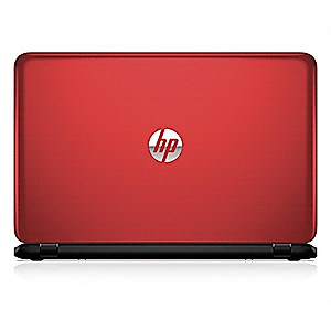 HP Flyer Red 15.6 Inch Laptop (Intel Pentium Quad-Core N3540 Processor up to 2.66GHz, 4GB RAM, 500GB Hard Drive, DVD Drive, HD Webcam, Windows 10 Home) (Renewed)