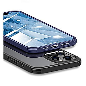 iPhone 12 Universal Double- Sided Tempered Glass Phone case (Mysterious Black)