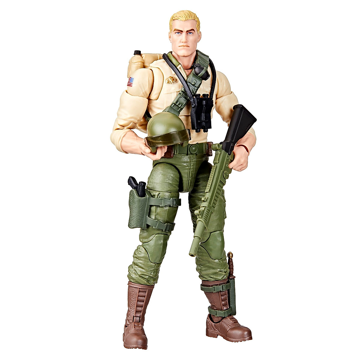 G.I. Joe Classified Series Retro Cardback Duke, Collectible 6-Inch Action Figure with 10 Accessories