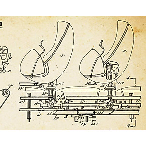 Vintage Omnimover (Haunted Mansion & Spaceship Earth) Patent Art POSTER! (up to 24" x 36") - Disneyland - Disney - Epcot - Theme Parks