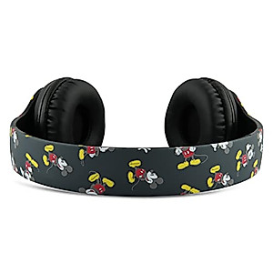 Disney Mickey Mouse Bluetooth Headphones Over Ear, Wireless and Wired Foldable Headset Built-in Microphone - Birthday Gift Adults Kids - Audifonos Auriculares Inalambricos