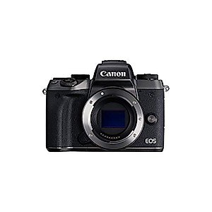 Canon EOS M5 Mirrorless Wi-Fi Enabled, Built-in Bluetooth Digital Camera Body Only International Version (Renewed)