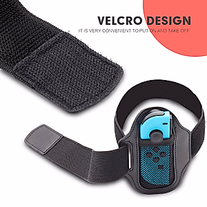 HEATFUN Leg Strap for Nintendo Switch Ring Fit Adventure and Nintendo Switch Sports - 2 Packs