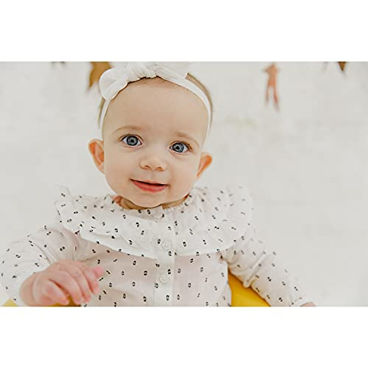 Bumbo Baby Infant Soft Foam Comfortable Floor Booster Seat with 3 Point Adjustable Safety Buckle Strap Harness, Mimosa Yellow