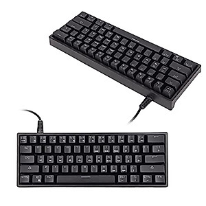 CHICIRIS 61 Keys Mechanical Keyboard, Mechanical Gaming Keyboard RGB Light Weight Blue Switch for Office for Home