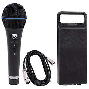 Rockville 4 RMM-XLR Dynamic Cardiod Professional Metal Microphones w/XLR Cables