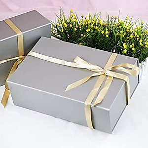 HavrePac 6 Pack Large Gift Boxes 13.8x9x4.3 Inches Luxury Gift Boxes with Lids,Magnetic Closure Gift Box for Present Packaging Box for Mother's Day, Birthdays, Party,Weddings