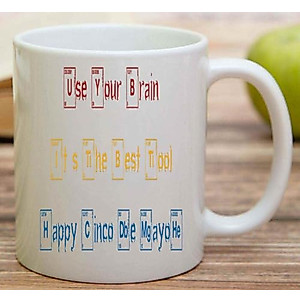Humorous Brain Quote Gift for Men, Ideal for Graduation Day - Birthday Present on Grey Multicolor Unisex Sweat & 11 Oz White Ceramic Coffee Mug