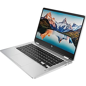 2022 HP Convertible 2-in-1 Chromebook Laptop, 14" HD IPS Touchscreen, Intel Celeron Processor up to 2.75GHz, 4GB Ram, 32GB SSD, Super-Fast 6th Gen WiFi, Chrome OS(Renewed) (Dale Silve)