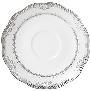 Lorenzo Import Victoria 57-Piece Wavy Porcelain Dinnerware Set
