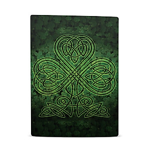 Head Case Designs Officially Licensed Brigid Ashwood Irish Shamrock Art Mix Vinyl Faceplate Sticker Gaming Skin Decal Cover Compatible with Sony Playstation 5 PS5 Digital Edition Console