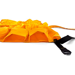 Farag Janitorial Trash Can Caddy Bag | Fits 32-48 Gallon Can | 12 Pockets | Large Round and Square Trash Cans.