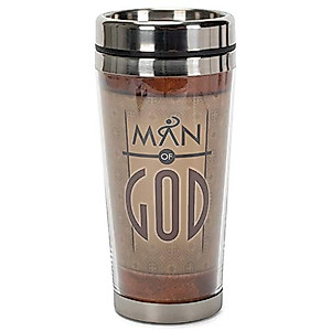 Dicksons Man Of God Arms with Strength 16 Oz. Stainless Steel Insulated Travel Mug with Lid