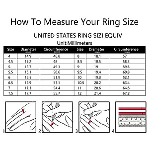 CHIRENMA 3 Stone/5 Stone Round Cut Moissanite Engagement Rings for Women in Sterling Silver, Round Cut Sparkling Wedding Band for Women Size 6-8 (3 stone, 6)