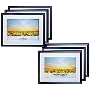 MICHAELS Bulk 6 Pack: Black 13”; x 19”; Frame with Mat, Lifestyles™ by Studio Décor®